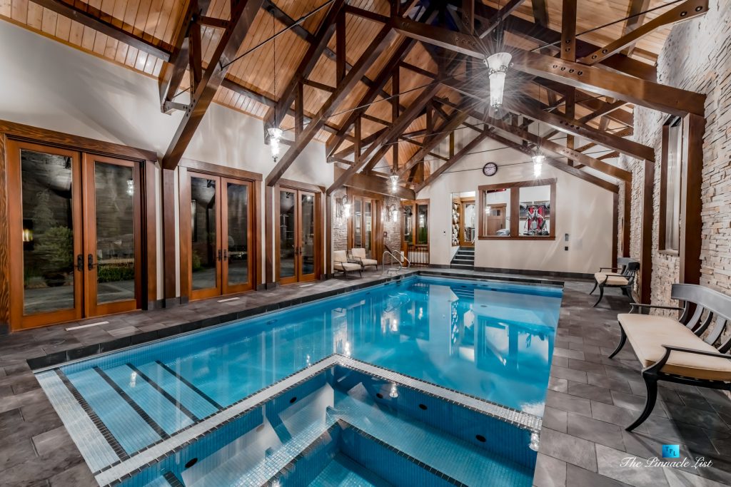 3053 Anmore Creek Way, Anmore, BC, Canada – Interior Pool and Hot Tub ...