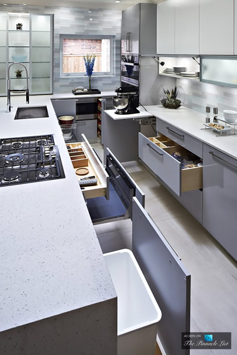 Stunningly Modern, High Gloss Kitchen Design in Norman, Oklahoma – The ...