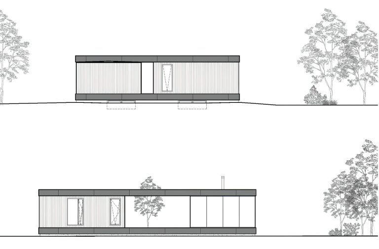 The Apple Tree House – Saint-Donat-de-Montcalm, QC, Canada – Elevations ...