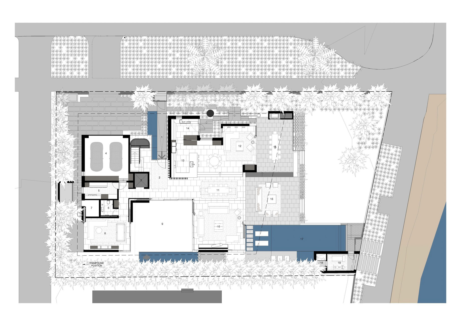 Floor Plan – Double Bay SAOTA Villa – Double Bay, NSW, Australia – The ...