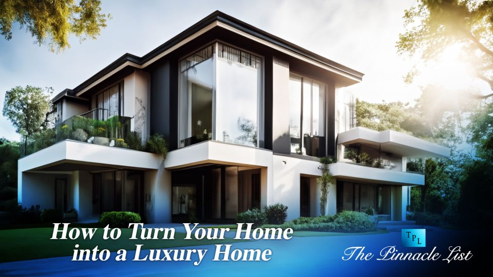 How to Turn Your Home into a Luxury Home – The Pinnacle List
