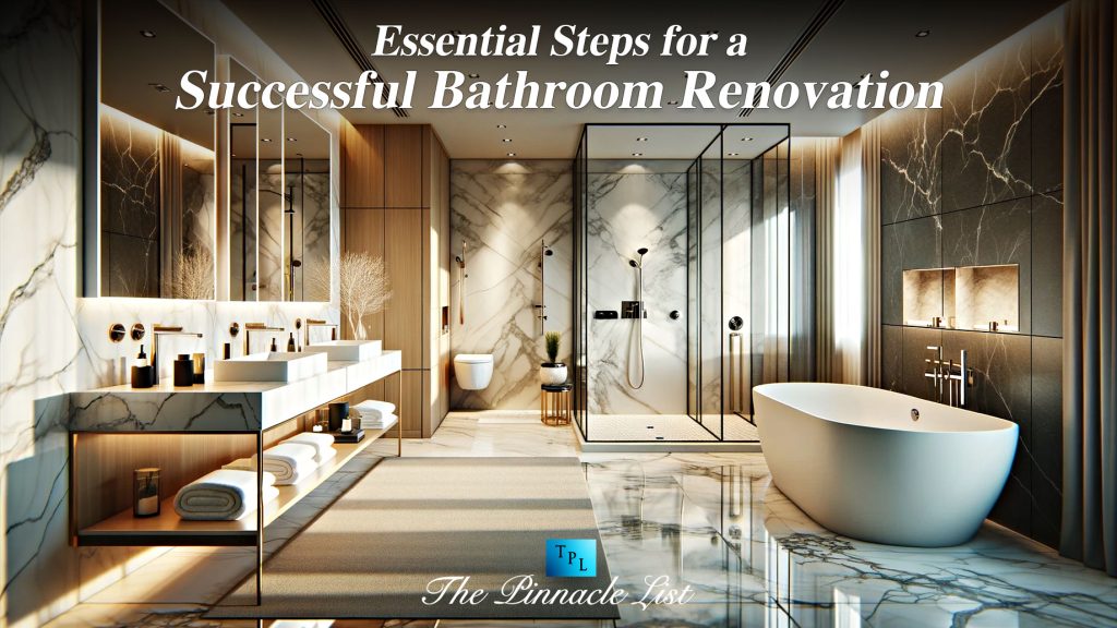 Essential Steps for a Successful Bathroom Renovation – The Pinnacle List