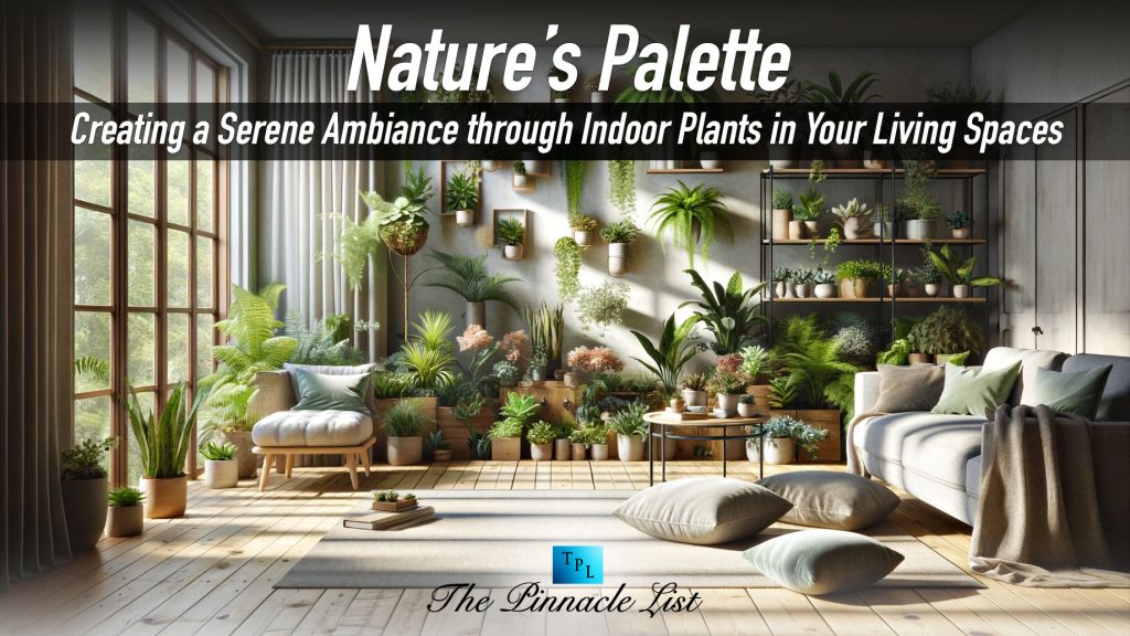 Nature’s Palette: Creating a Serene Ambiance through Indoor Plants in ...