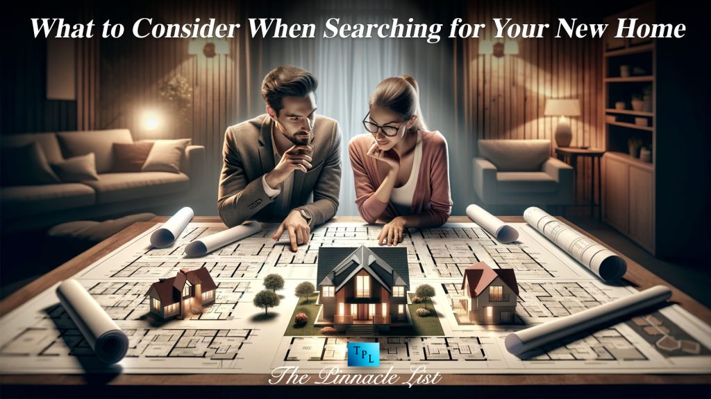 What to Consider When Searching for Your New Home – The Pinnacle List