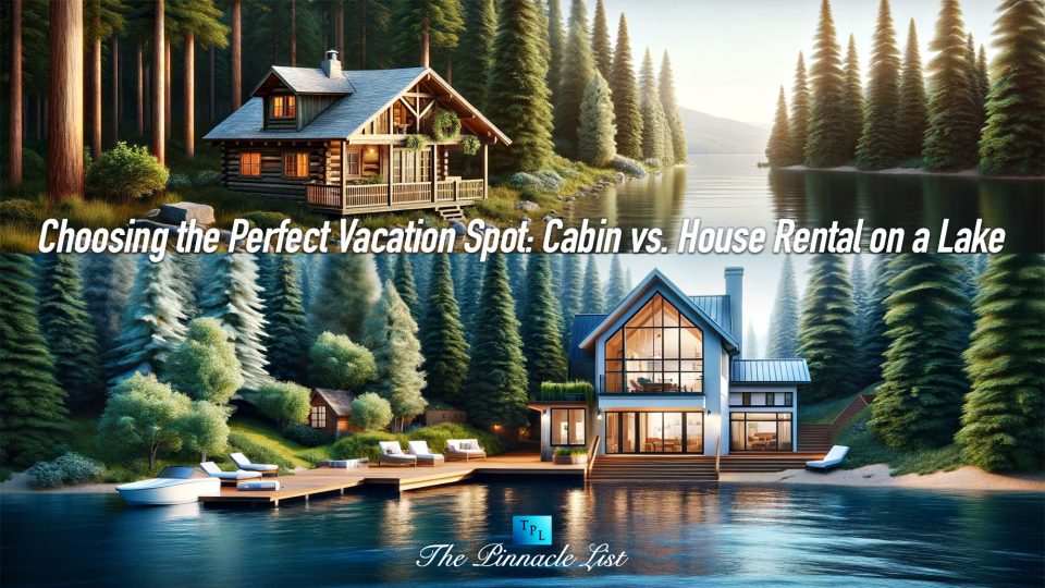 Choosing the Perfect Vacation Spot: Cabin vs. House Rental on a Lake ...