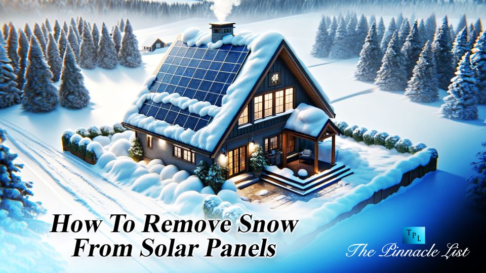 How To Remove Snow From Solar Panels – The Pinnacle List