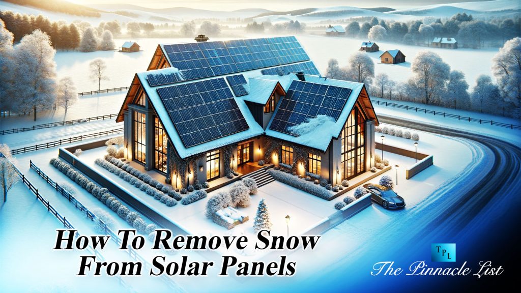 How To Remove Snow From Solar Panels – The Pinnacle List