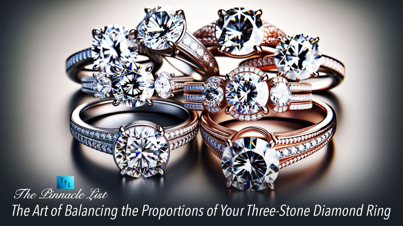The Art of Balancing the Proportions of Your Three-Stone Diamond Ring ...
