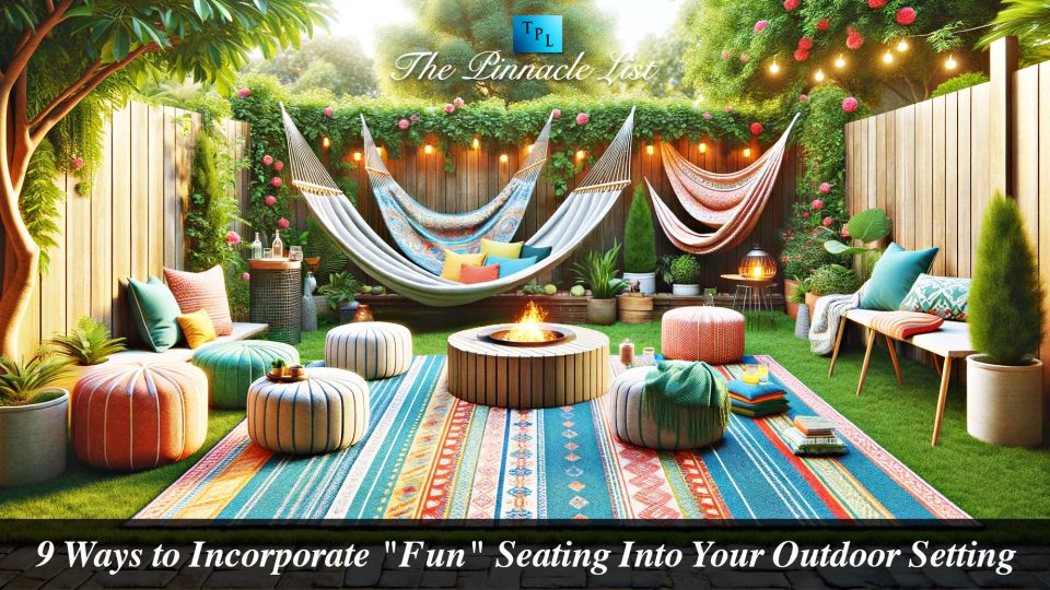 9 Ways to Incorporate “Fun” Seating Into Your Outdoor Setting – The ...