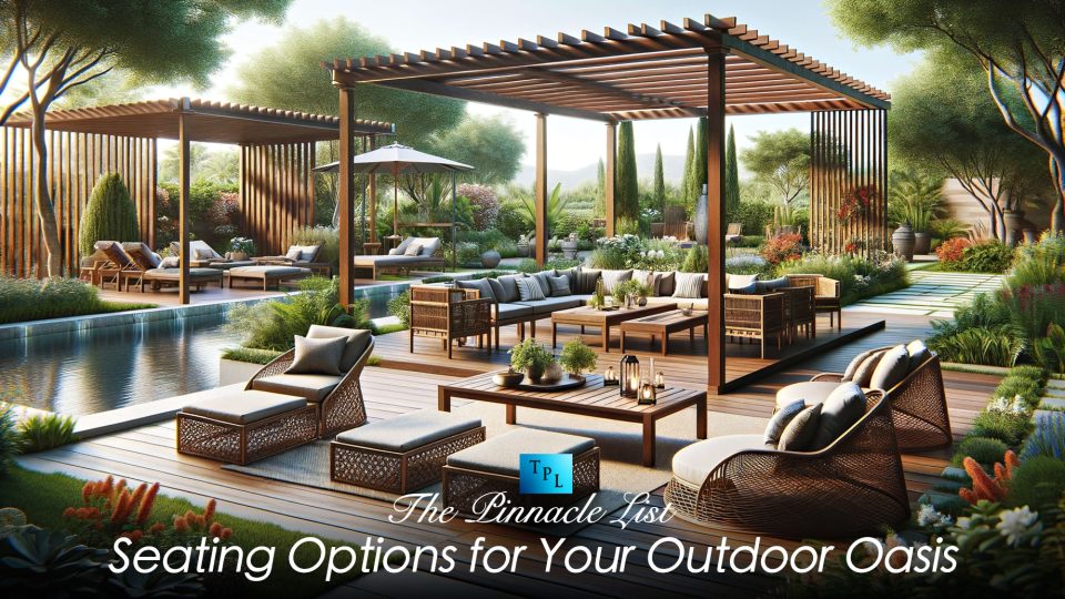 Seating Options for Your Outdoor Oasis – The Pinnacle List
