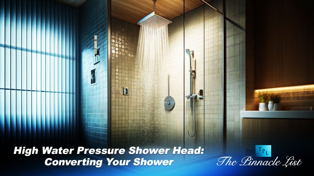 High Water Pressure Shower Head: Converting Your Shower – The Pinnacle List