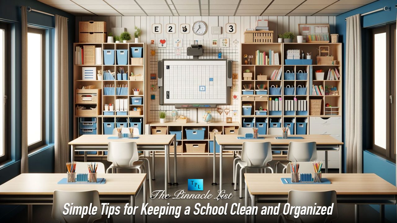 Simple Tips for Keeping a School Clean and Organized – The Pinnacle List