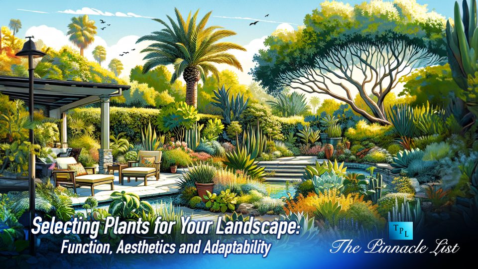 Selecting Plants for Your Landscape: Function, Aesthetics and ...