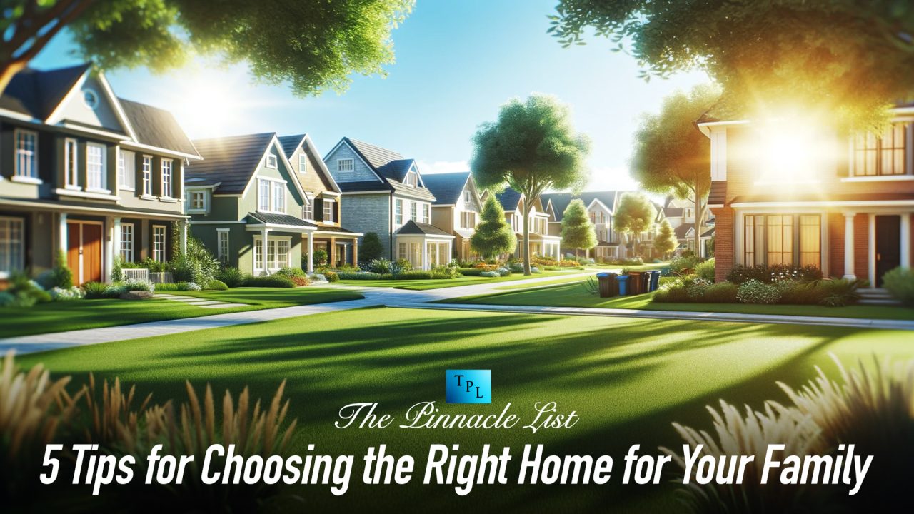 5 Tips for Choosing the Right Home for Your Family – The Pinnacle List