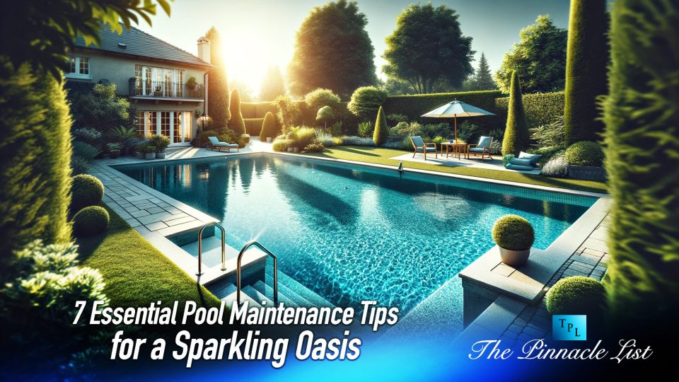 7 Essential Pool Maintenance Tips for a Sparkling Oasis – The Pinnacle List