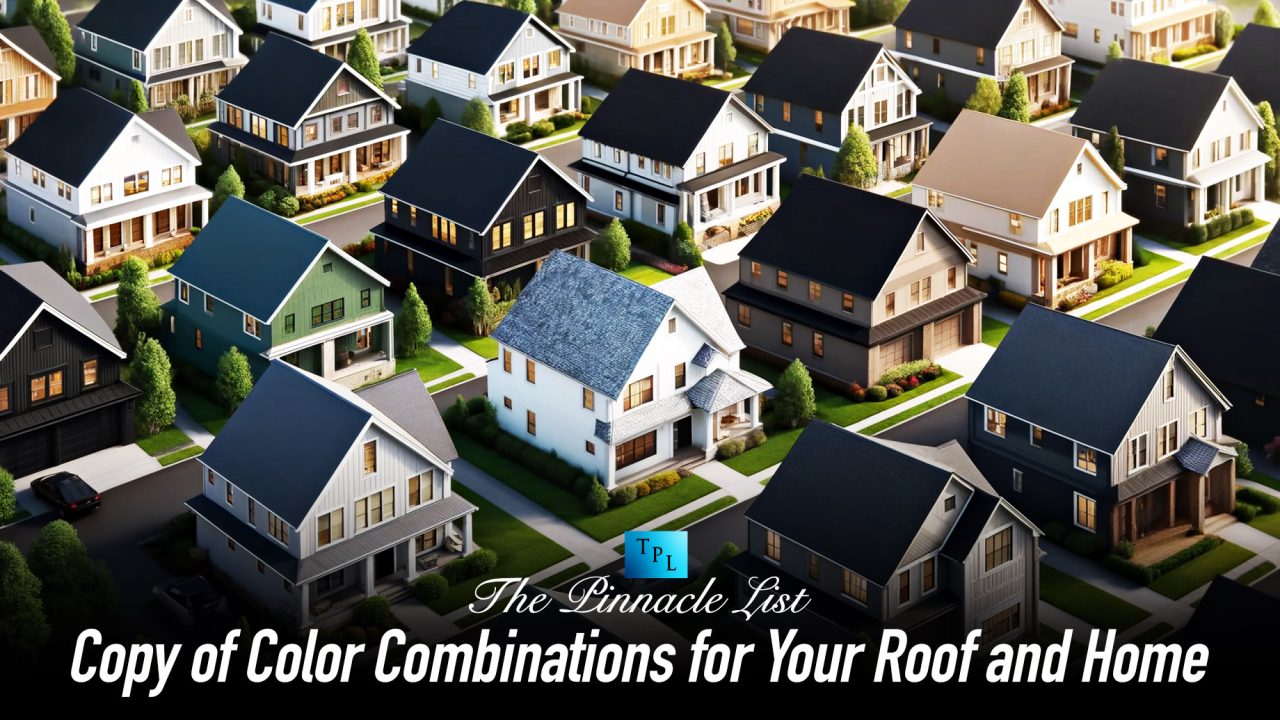 Copy of Color Combinations for Your Roof and Home – The Pinnacle List
