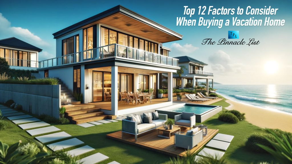 Top 12 Factors to Consider When Buying a Vacation Home – The Pinnacle List