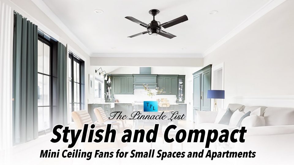 Stylish and Compact: Mini Ceiling Fans for Small Spaces and Apartments ...