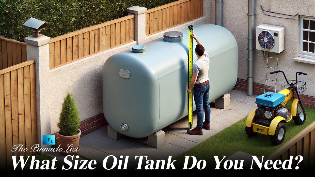 What Size Oil Tank Do You Need? – The Pinnacle List