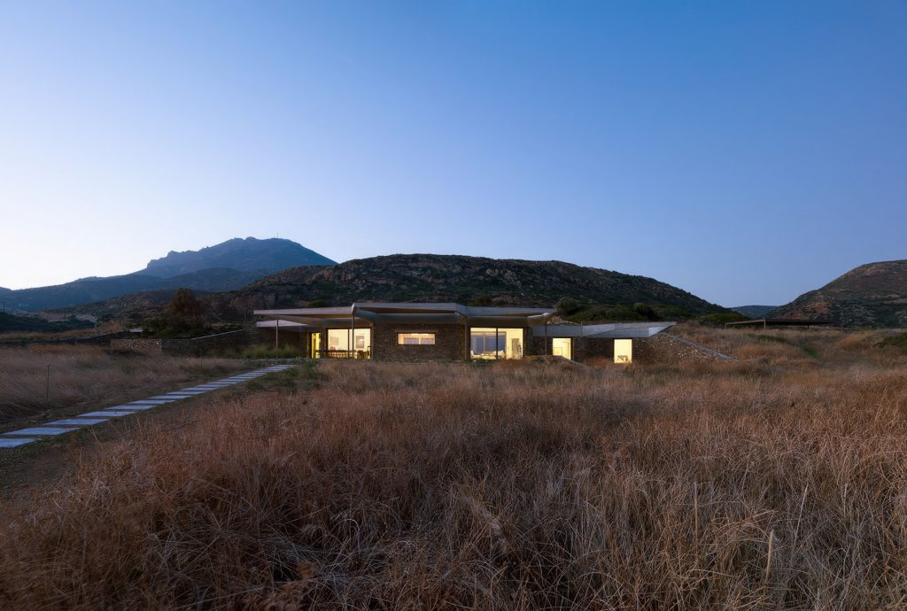 Hourglass Corral House Tessellated Sunken Villa – Milos, Greece – 42 ...