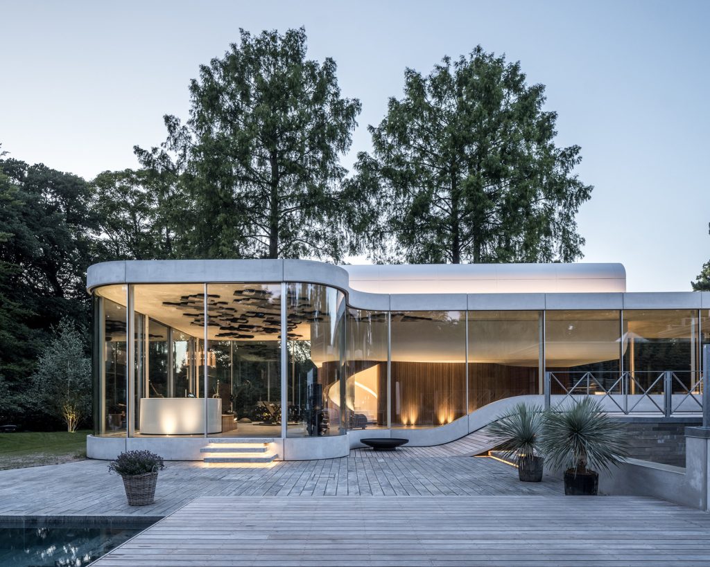 Villa Kirk Futuristic Glass Organic Exhibition Hall – Denmark – 28 ...