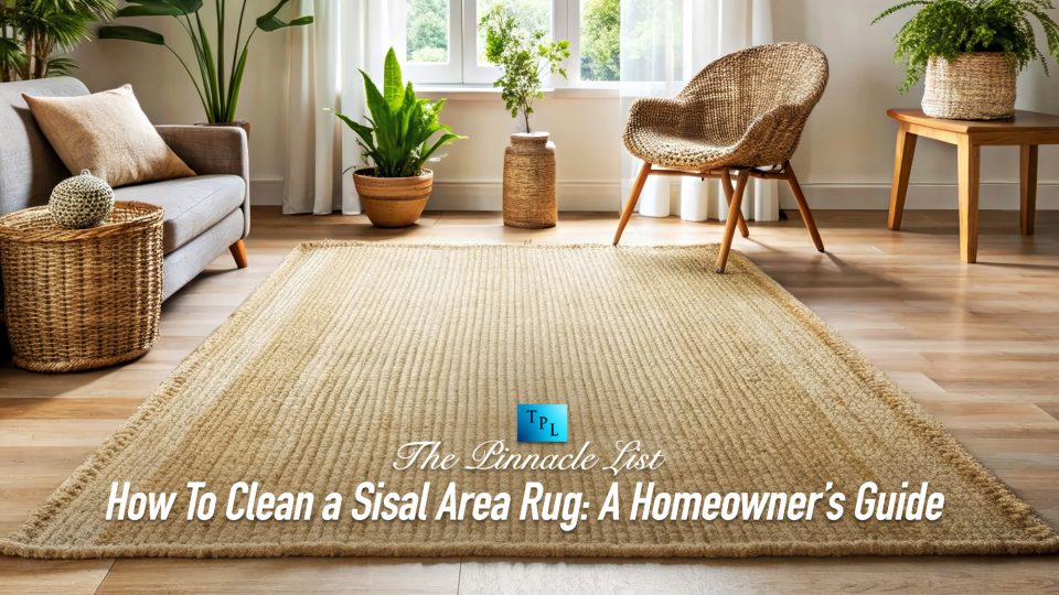 How To Clean a Sisal Area Rug: A Homeowner’s Guide – The Pinnacle List