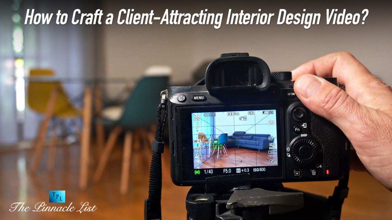 How to Craft a Client-Attracting Interior Design Video? – The Pinnacle List