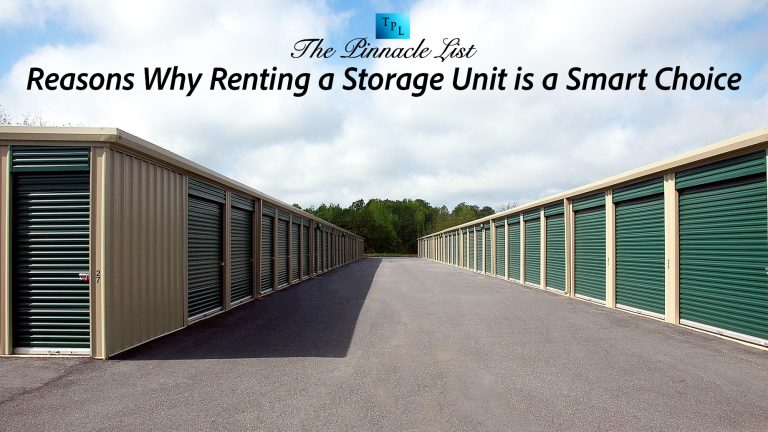 Reasons Why Renting a Storage Unit is a Smart Choice – The Pinnacle List