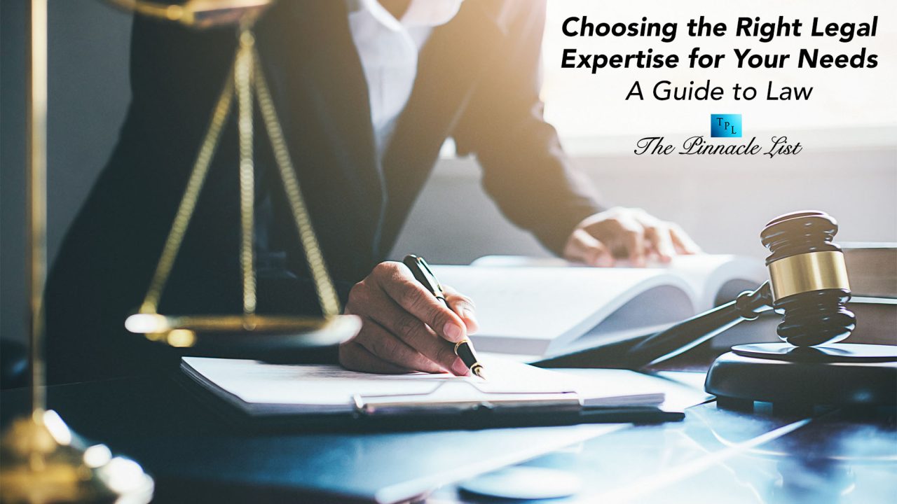 Choosing the Right Legal Expertise for Your Needs: A Guide to Law ...