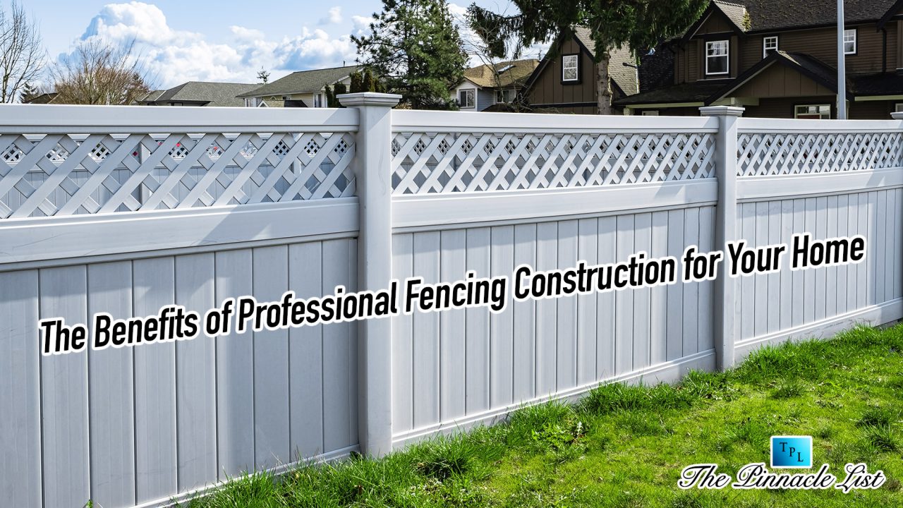 The Benefits of Professional Fencing Construction for Your Home – The ...