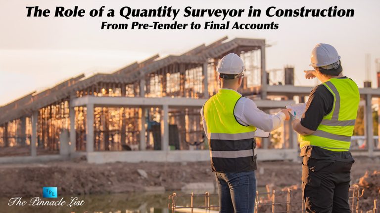 The Role of a Quantity Surveyor in Construction: From Pre-Tender to ...