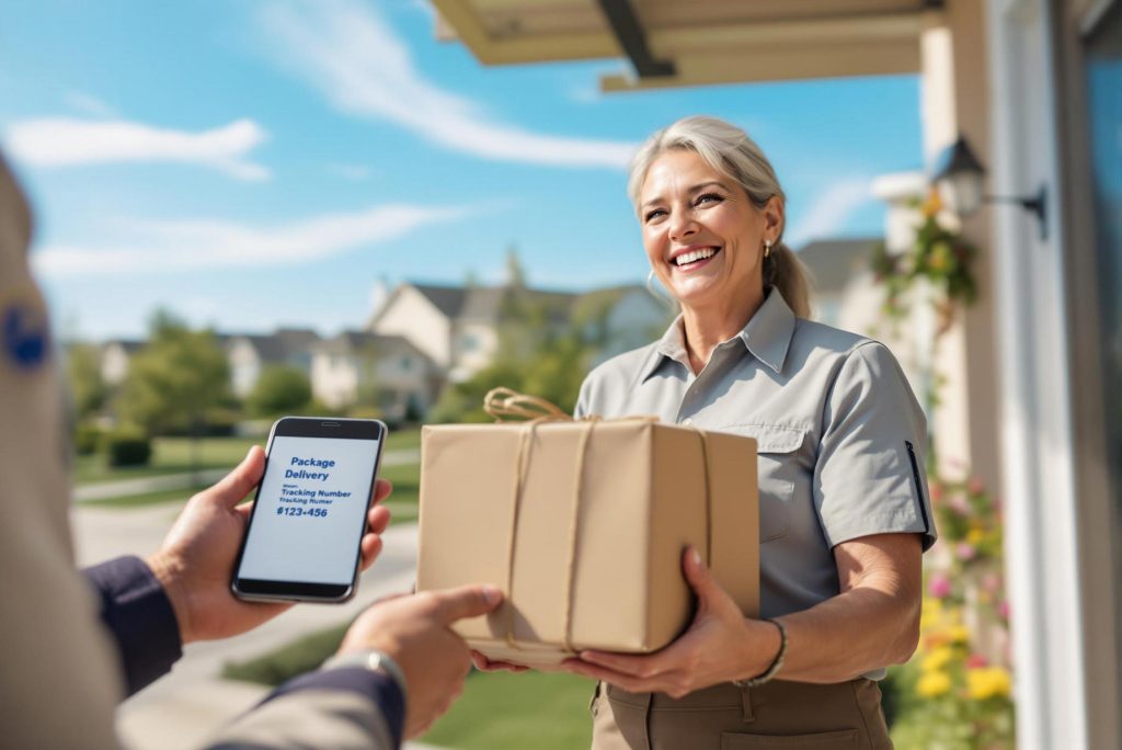 Customer Receiving a Package at Doorstep – The Pinnacle List