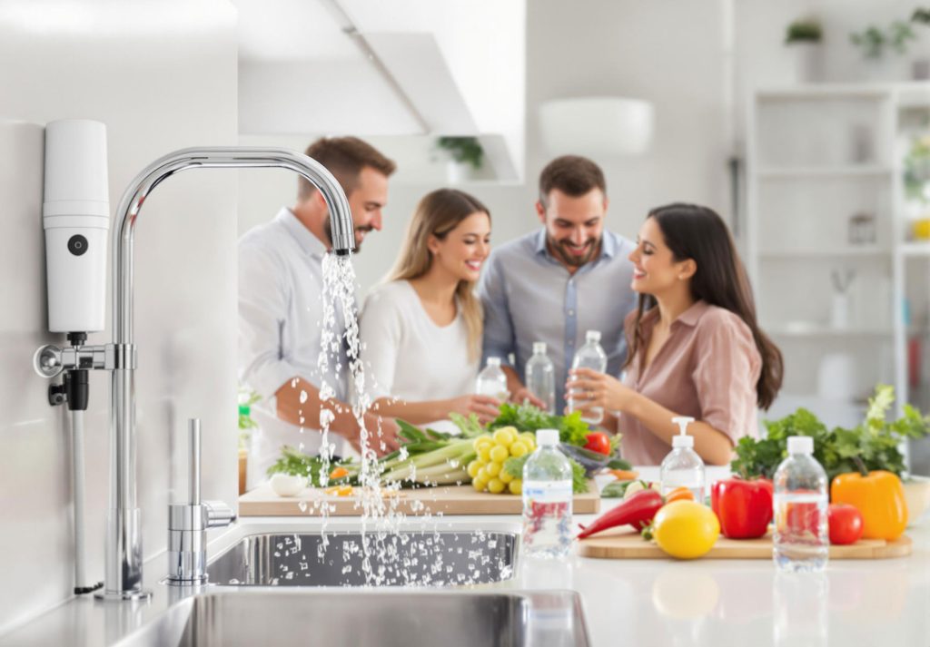 Family and Friends Enjoying Fresh Water in the Kitchen – The Pinnacle List