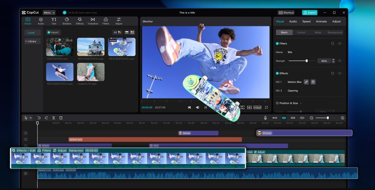 Speed Ramp Like a Pro Using the New Speed Curve Tool in CapCut PC – The ...